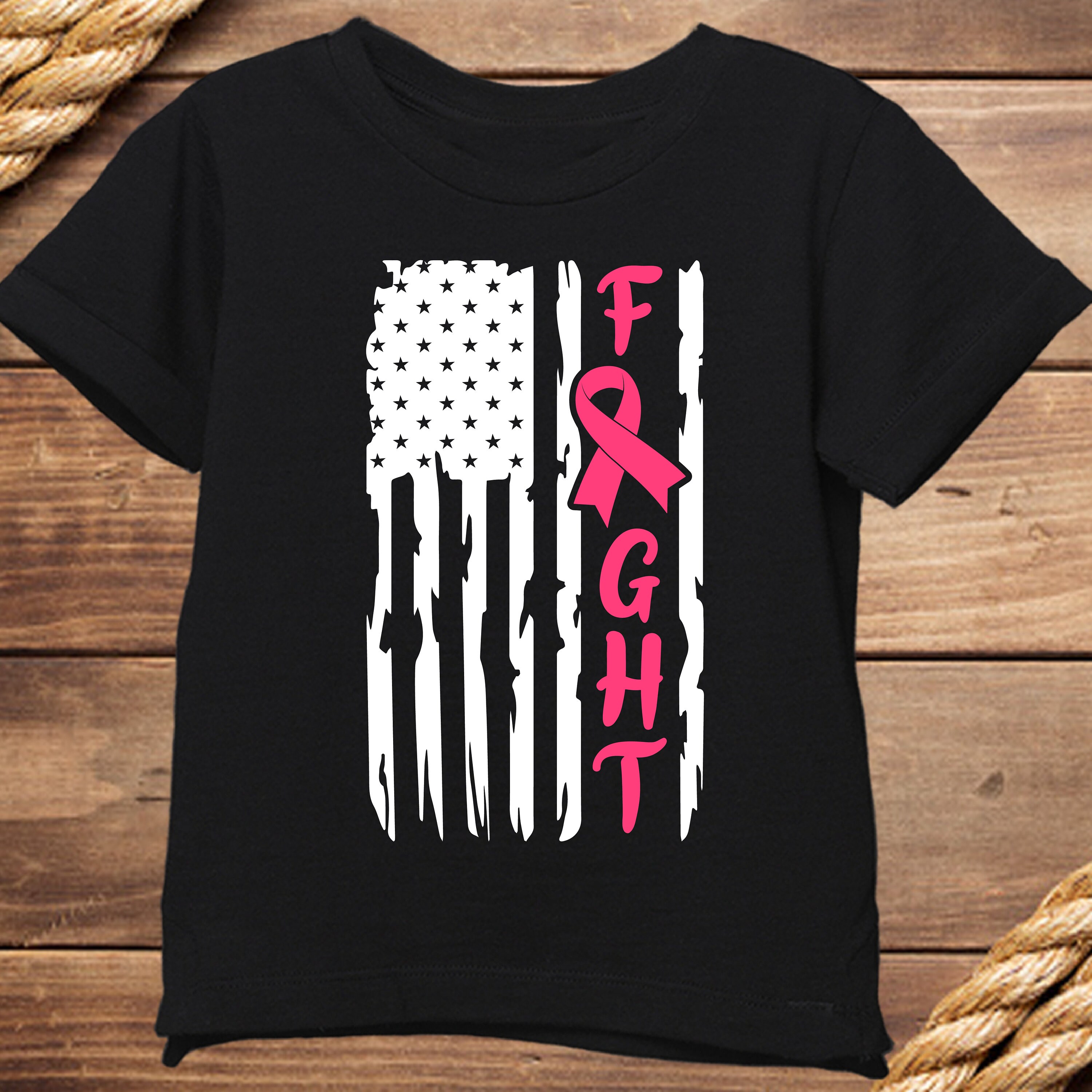 Fight Cancer US Flag Svg, Cancer Svg, Breast Cancer Awareness Month ...