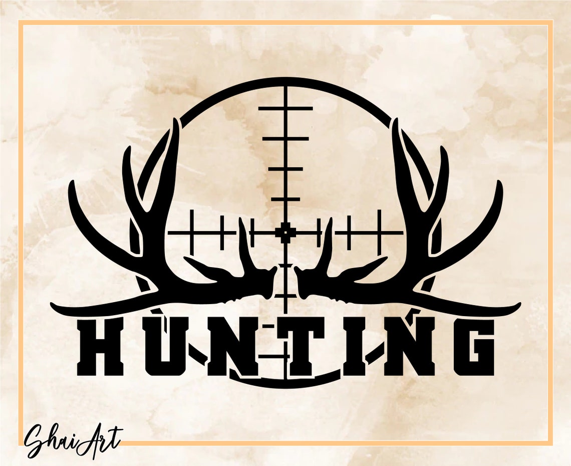 Hunting Svg Hunting Deer Rack Deer Svg Deer Hunting Svg - Etsy