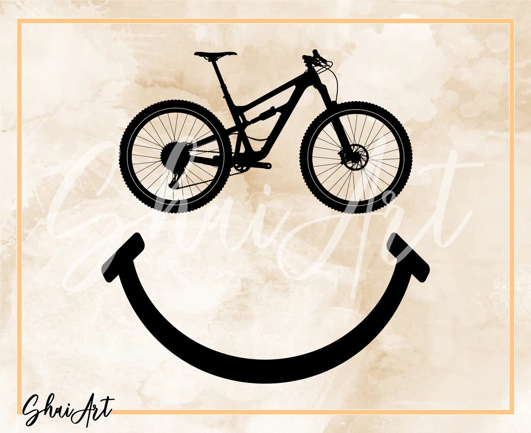 Bike Smile, Bike Svg, Mtb Svg, Svg, Png, Cricut, Dxf, Clipart, for ...