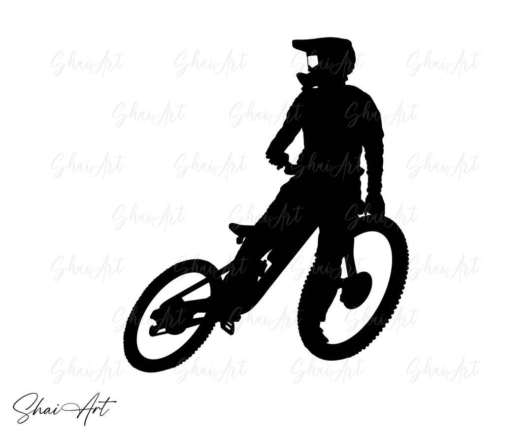 Biker Svg, Mtb Svg, Mtb Downhill Biker Svg, Svg, Png, Cricut, Dxf ...
