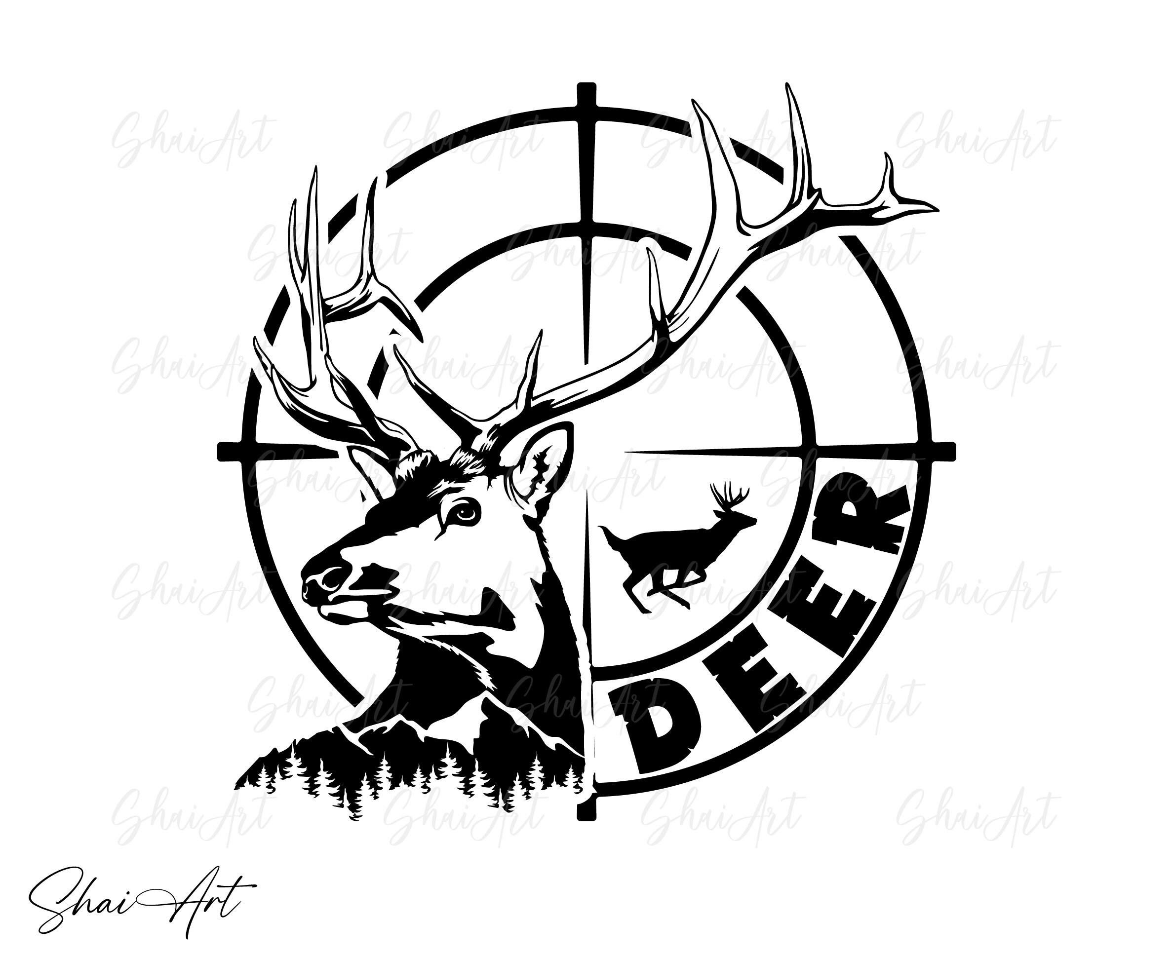 Deer Hunting Svg Hunting Scope Sight Hunting Svg Svg Png - Etsy