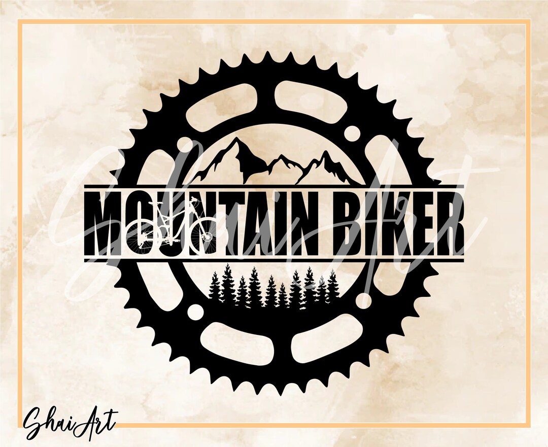 Mountain Biker - Mtb Svg, Biker Svg, Bike Svg, Svg, Png, Cricut, Dxf ...