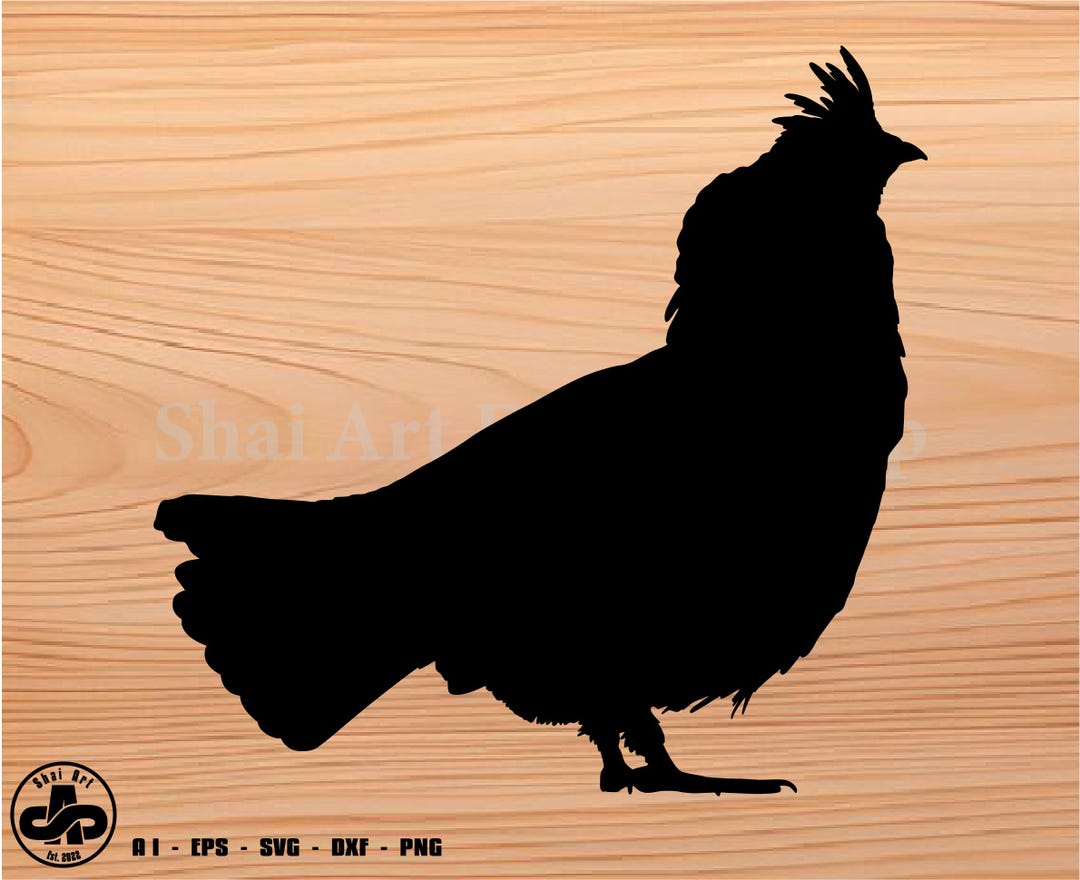 Ruffed Grouse Svg, Hunting Svg, Bird Hunting Svg, Svg, Png, Cricut, Dxf ...