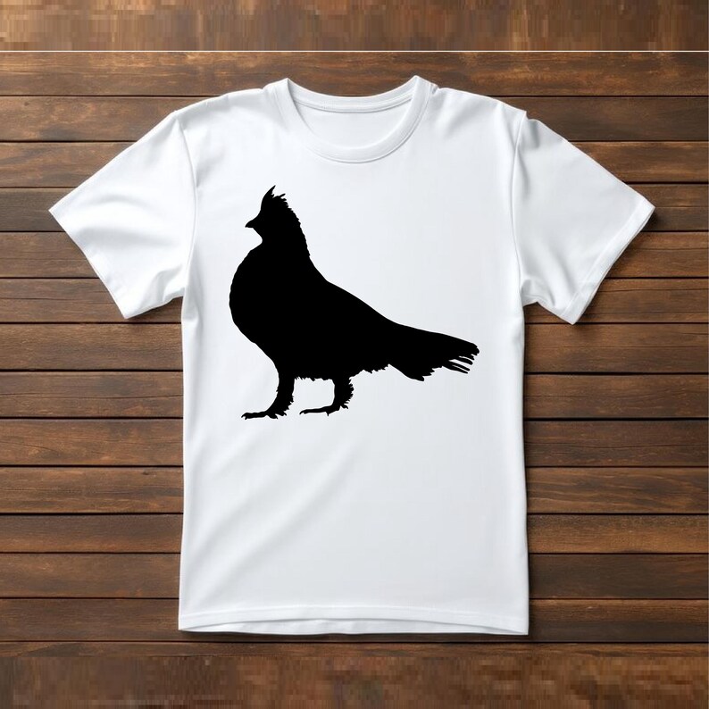 Ruffed Grouse Vector, Ruffed Grouse Svg, Hunting Svg, Bird Hunting Svg ...