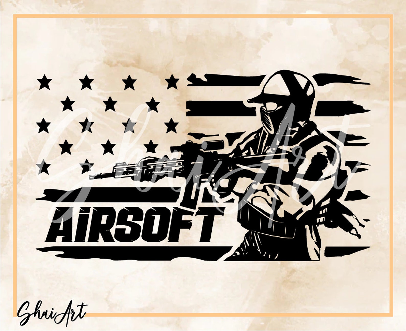 Airsoft US Flag Svg Airsoft Svg Paintball Svg Svg Png - Etsy