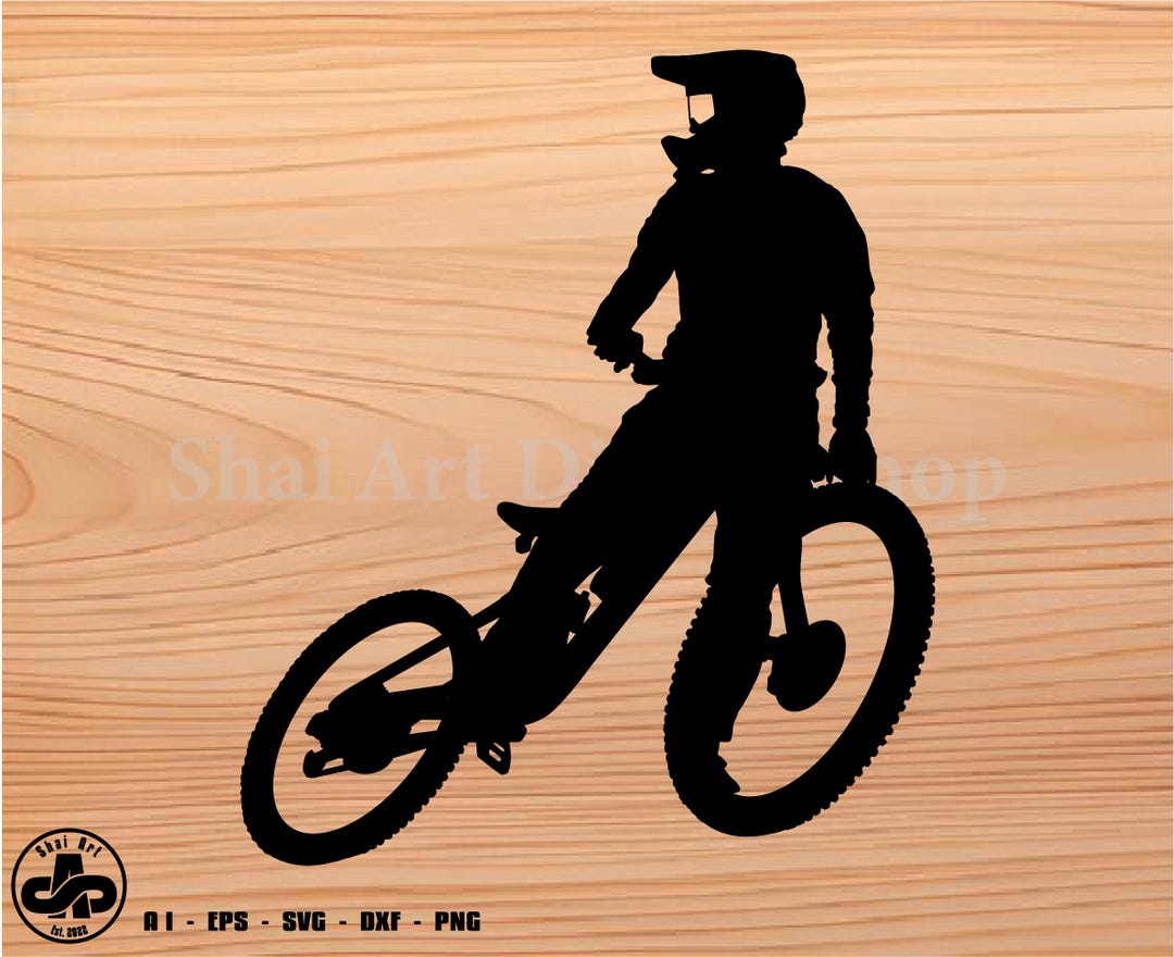Biker Svg, Mtb Svg, Mtb Downhill Biker Svg, Svg, Png, Cricut, Dxf ...