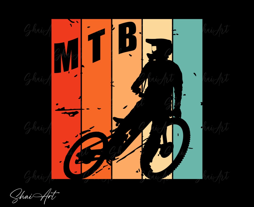 Mtb Silhouette Svg, Vintage Svg, Mtb Svg, Bike Svg, Svg, Png, Cricut ...