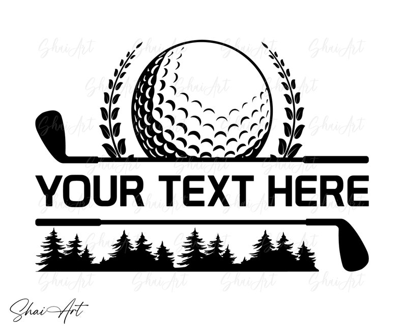 Golf Ball Your Text Svg File, Golf Svg, Golfing Svg, Golfer Svg, Svg ...