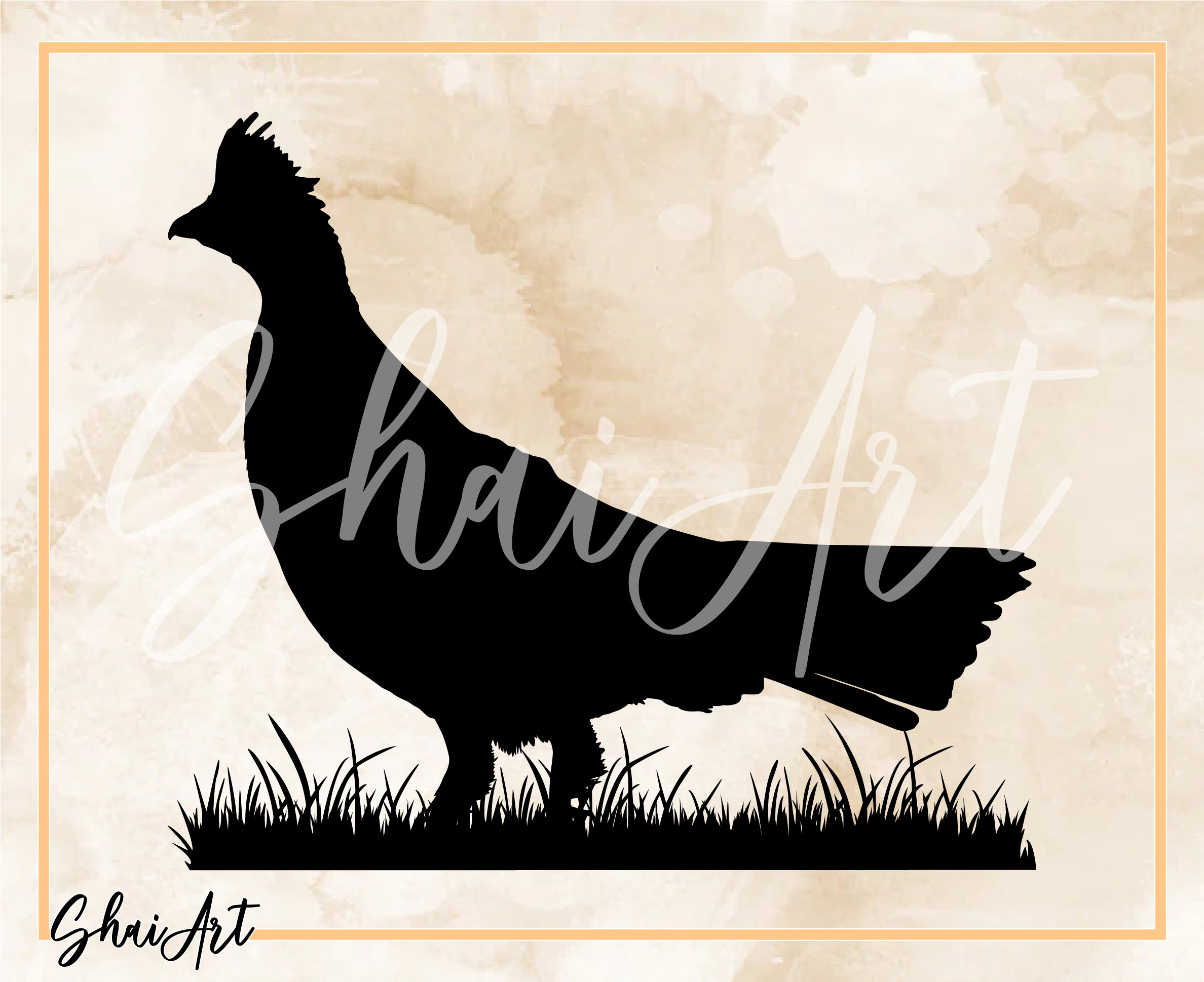 Ruffed Grouse Silhouette