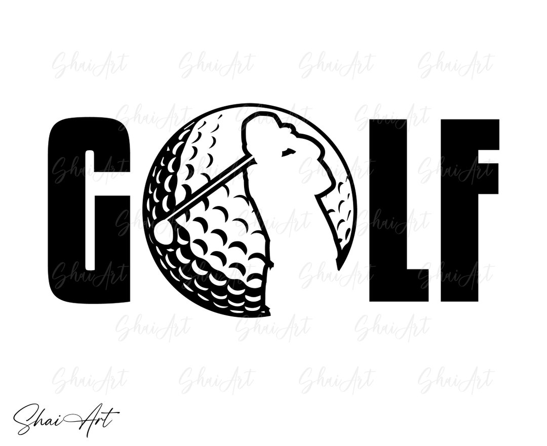 Golf Ball Golfer Cut Svg File, Golf Svg, Golfing Svg, Golfer Svg, Svg ...