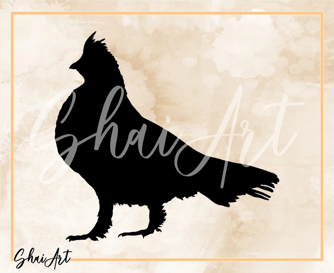 Ruffed Grouse Vector, Ruffed Grouse Svg, Hunting Svg, Bird Hunting Svg ...