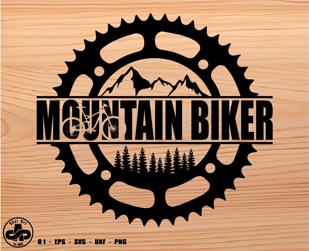 Mountain Biker - Mtb Svg, Biker Svg, Bike Svg, Svg, Png, Cricut, Dxf ...