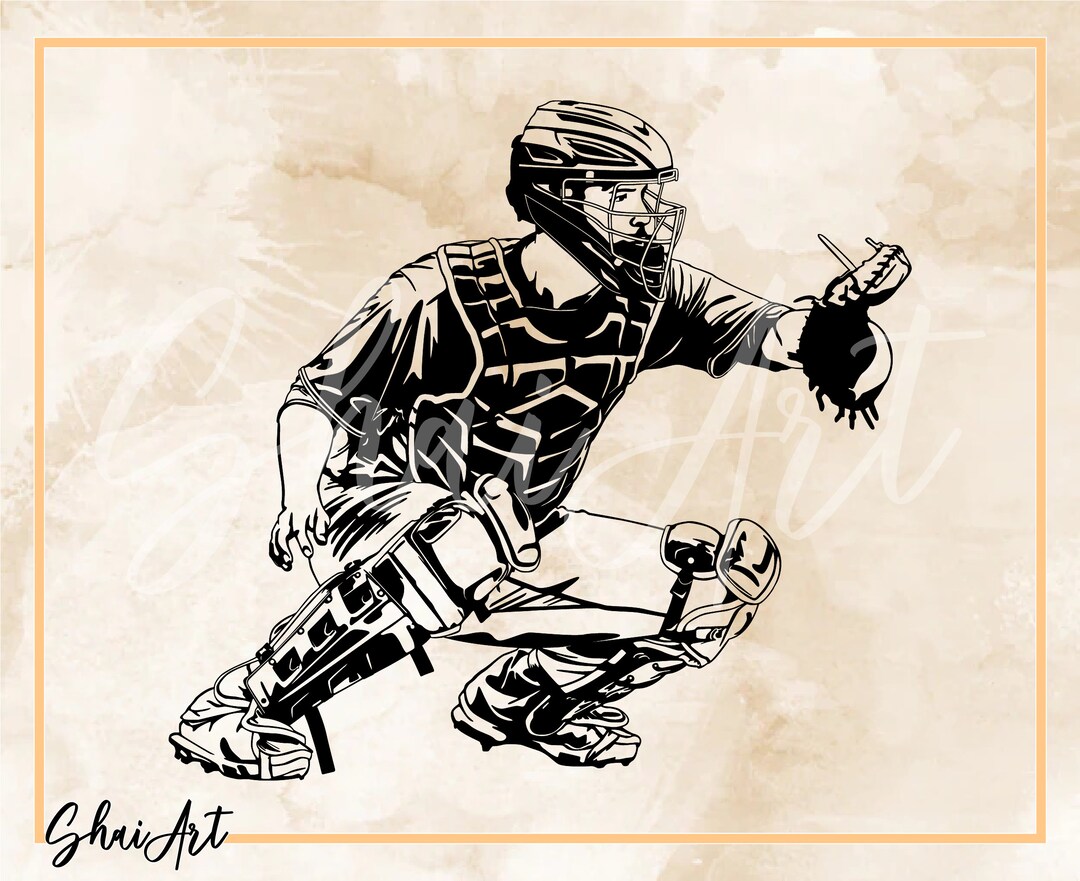 Baseball Catcher Svg, Baseball Svg, Softball Svg, Svg, Png, Cricut, Dxf ...
