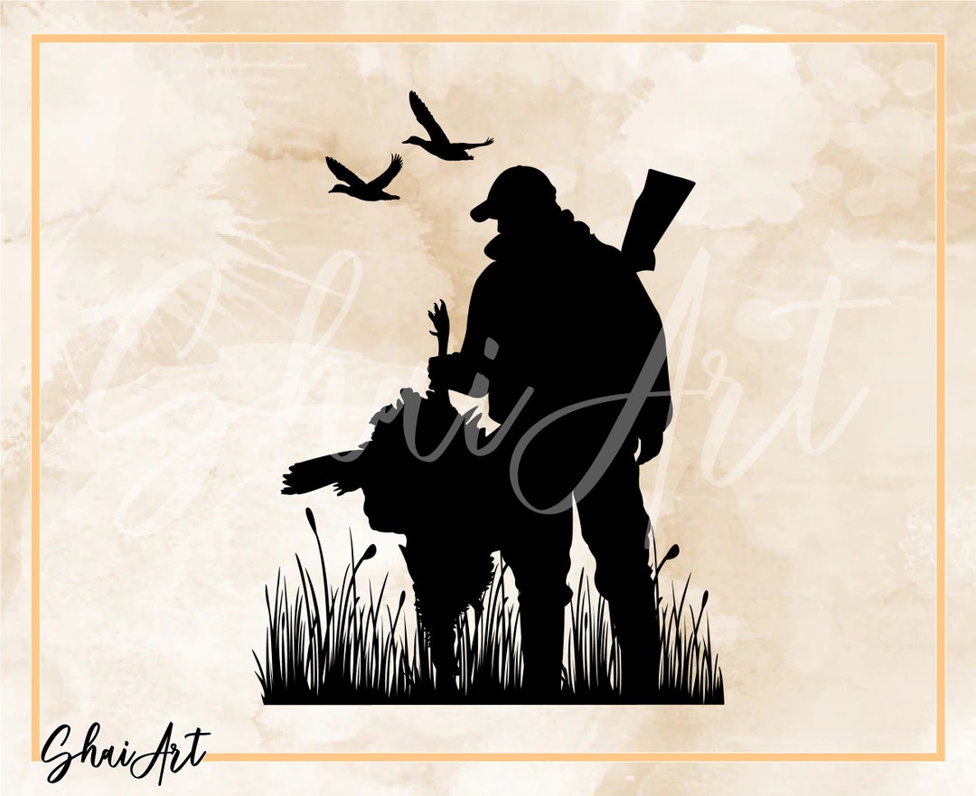 Turkey and Duck Hunter Svg File, Hunting Svg, Turkey Svg, Duck Svg, Svg ...