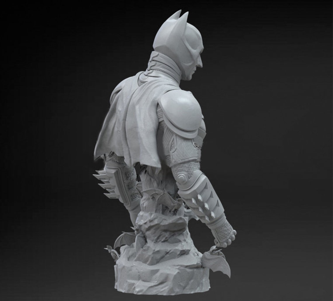 Batman Dark Knight STL 3D Digital File 3D Printer Printable | Etsy