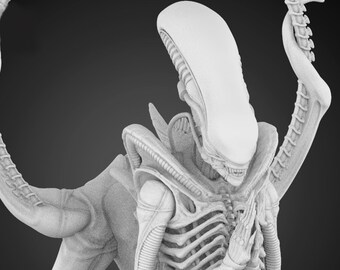 Alien 3d Print File | Etsy