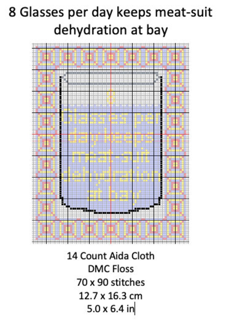 Water Cross Stitch Pattern - Etsy