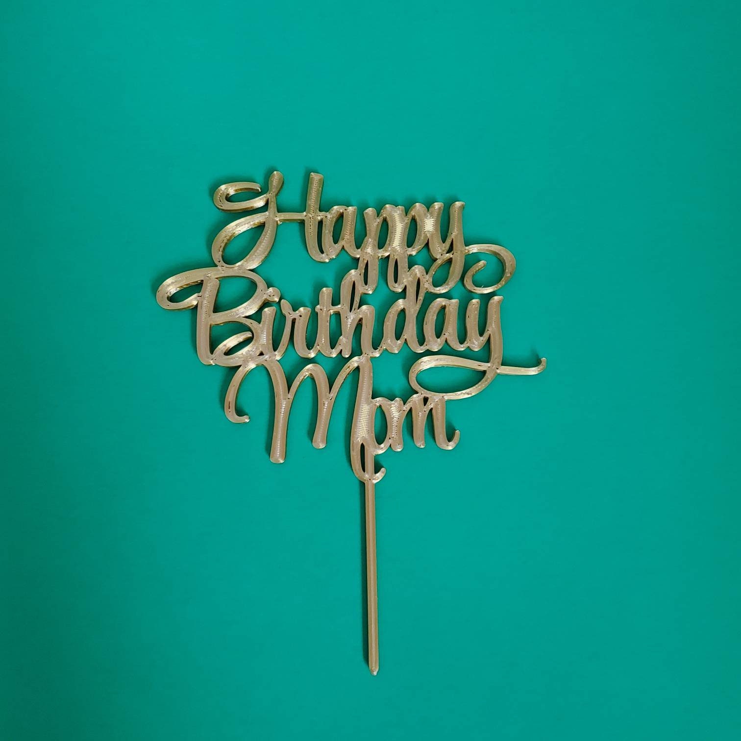 Customizable 3d-printed Cake Topper - Etsy