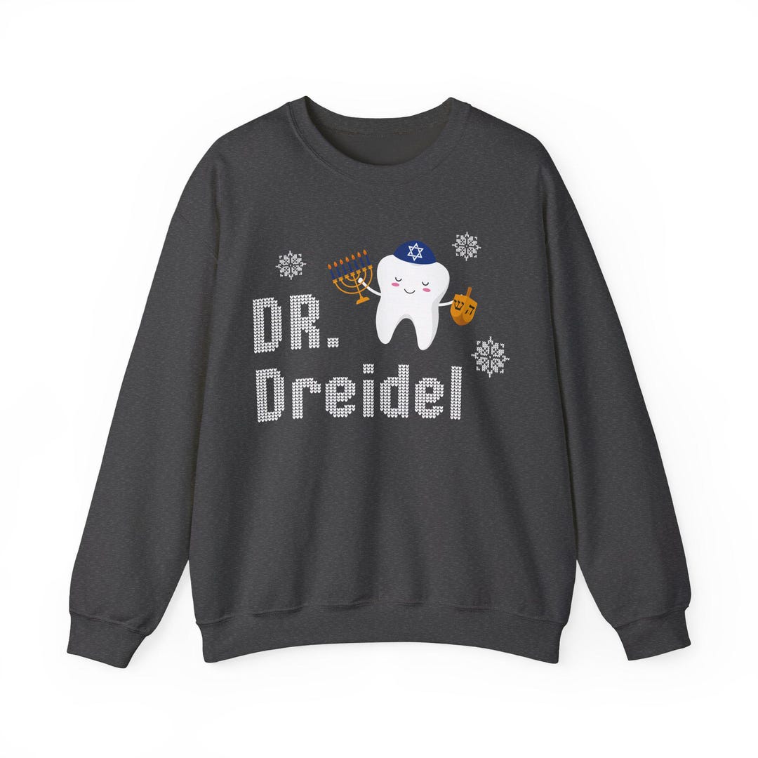 Dr. Dreidel Sweater, Happy Hanukkah Tooth Sweater, Star of David ...