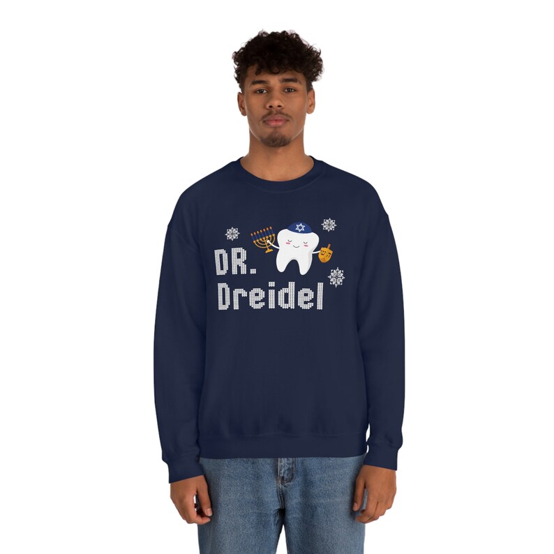Dr. Dreidel Sweater, Happy Hanukkah Tooth Sweater, Star of David ...