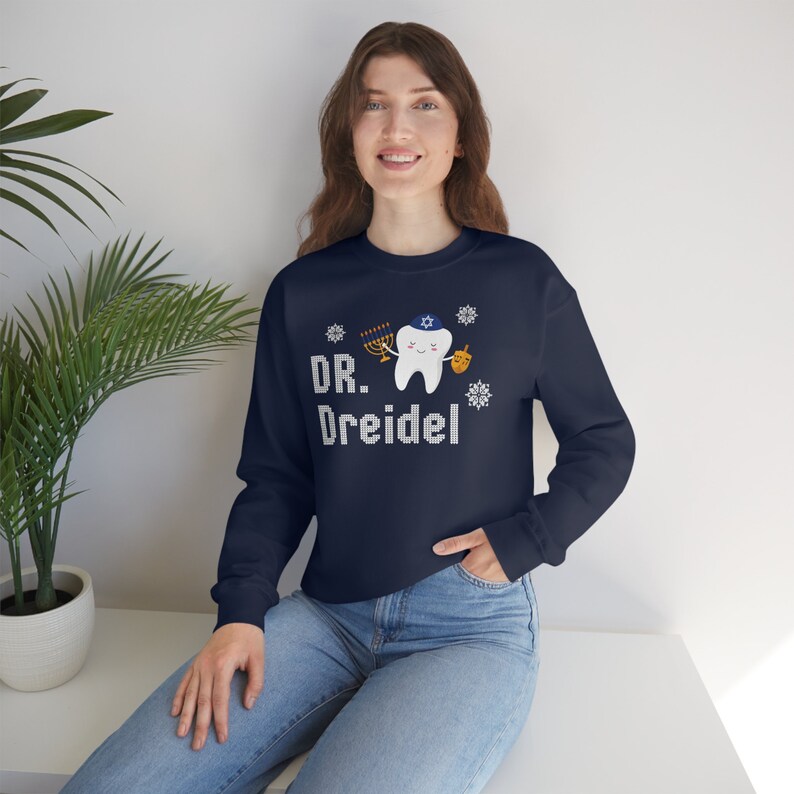 Dr. Dreidel Sweater, Happy Hanukkah Tooth Sweater, Star of David ...