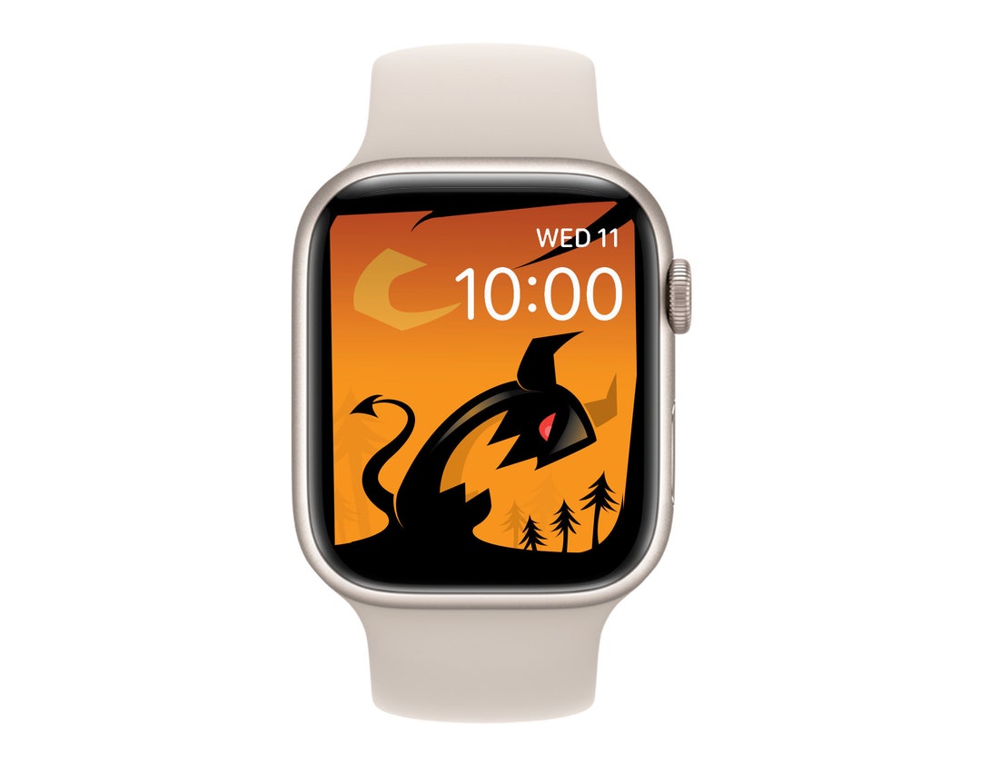 Forest Demon Monster Apple Watch Face Wallpaper Design - Halloween ...
