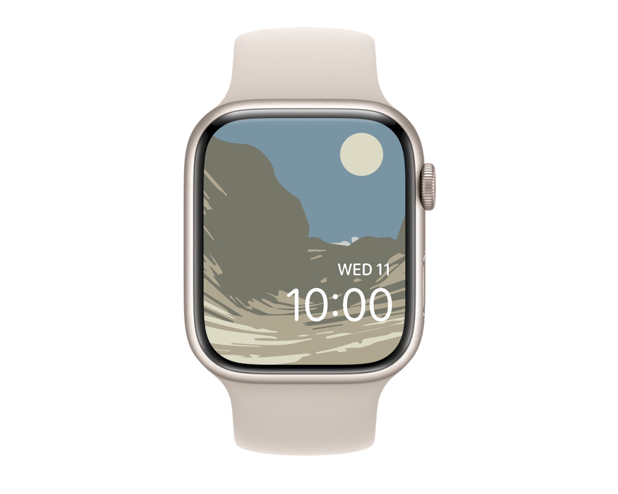 Desert Terrain Apple Watch Face Wallpaper Design - Modern - Minimalist ...