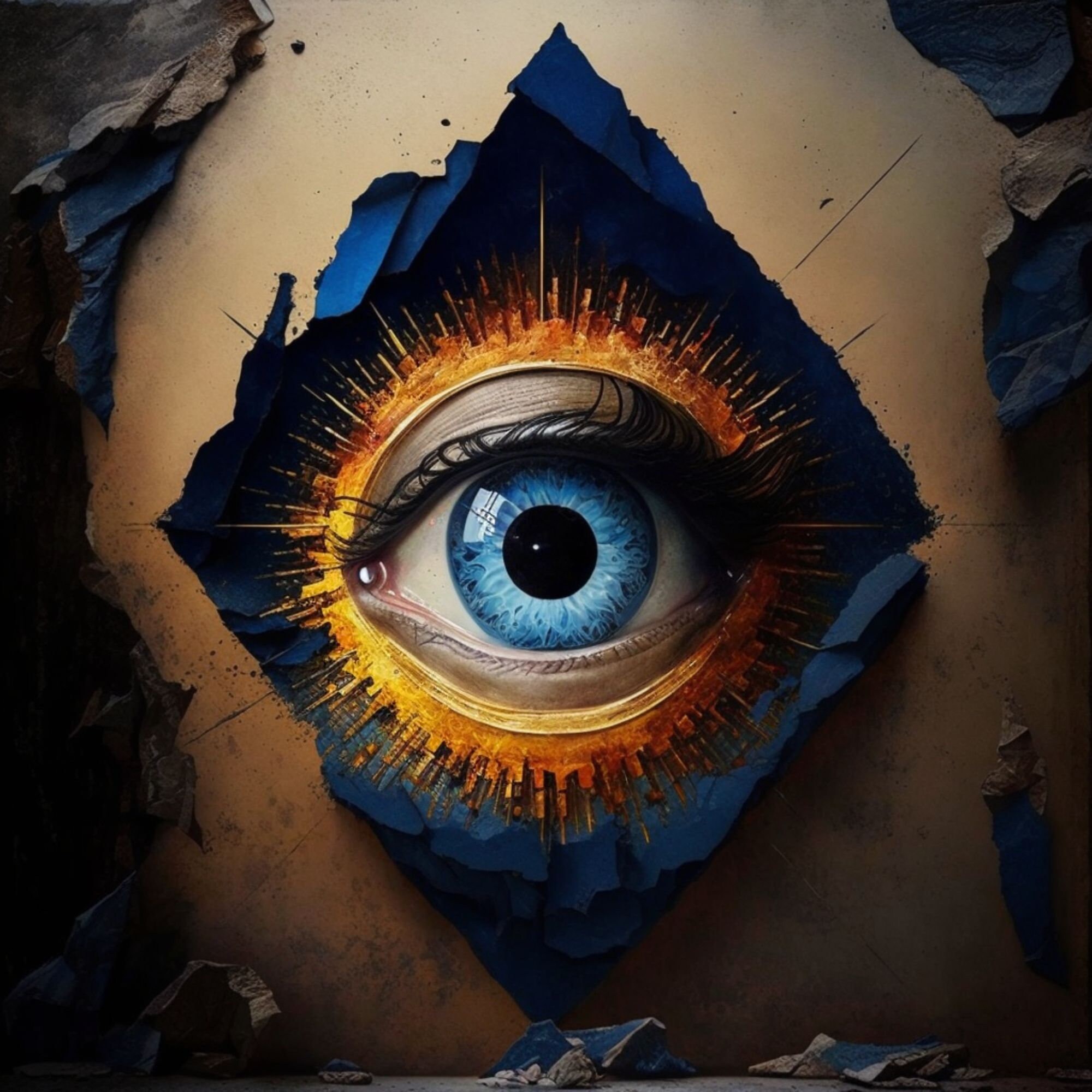 Third Eye Art Digital Instant Download Print Midjourney AI Generated ...