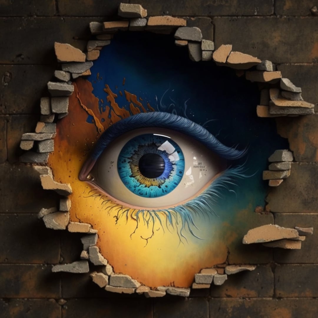 Third Eye Art Digital Instant Download Print Midjourney AI Generated ...