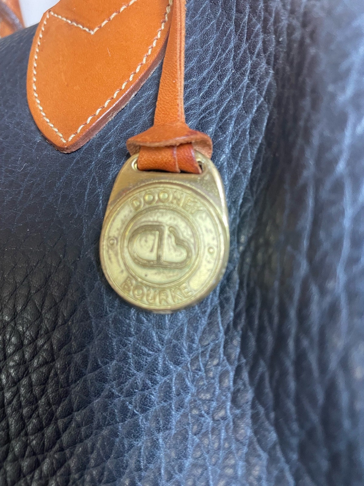 Vintage Dooney and Bourke AWL Leather Speedy Boston Trim Bag - Etsy