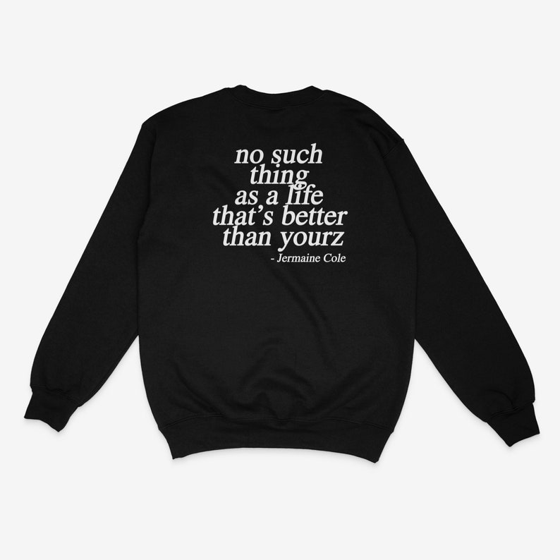 J Cole Sweater Pullover Dreamville Love Yourz Lyrics Graphic - Etsy