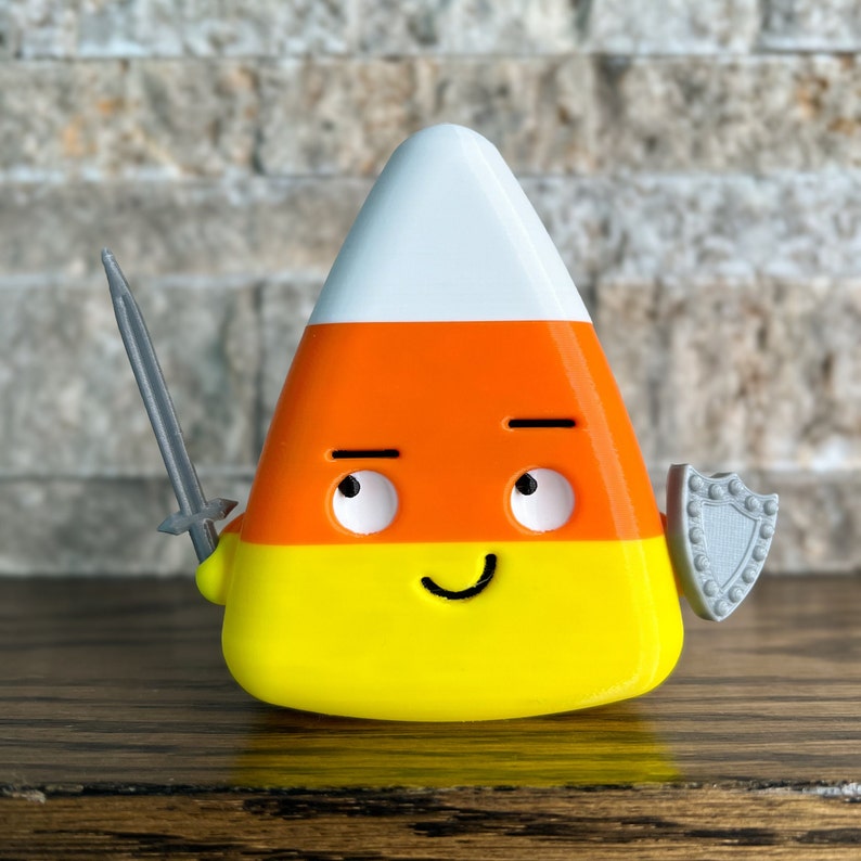Knight Candy Corn Character Figurine Halloween Decor - Etsy