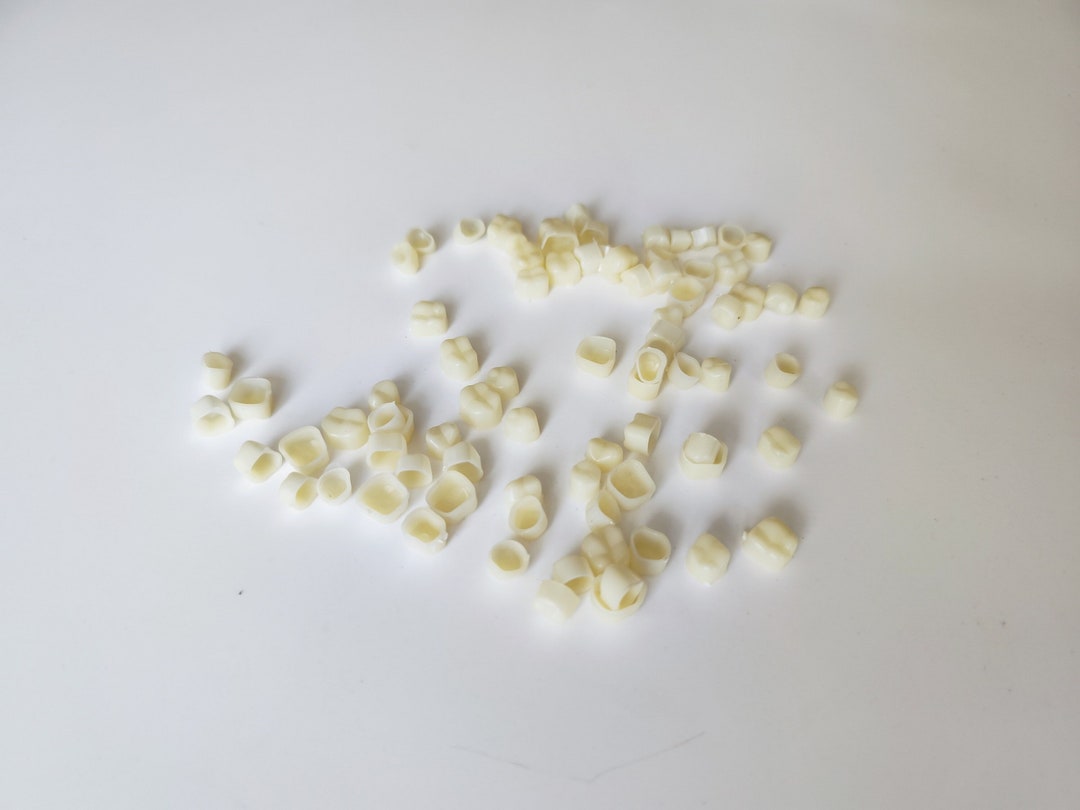 50pc Loose Teeth Acrylic Resin Teeth Dental Temporary Crown Molar Teeth ...