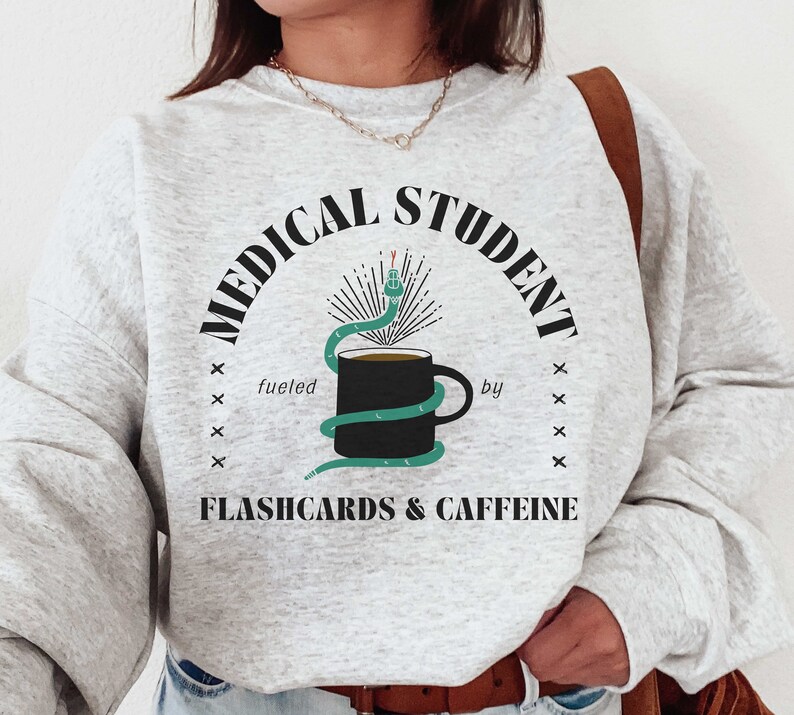 Medical Student Sweatshirt Med School Gift Medical Student Gift White Coat Ceremony Future ...