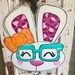 Easter Bunny Door Hanger, Easter Bunny, Bunny Attachment - Etsy