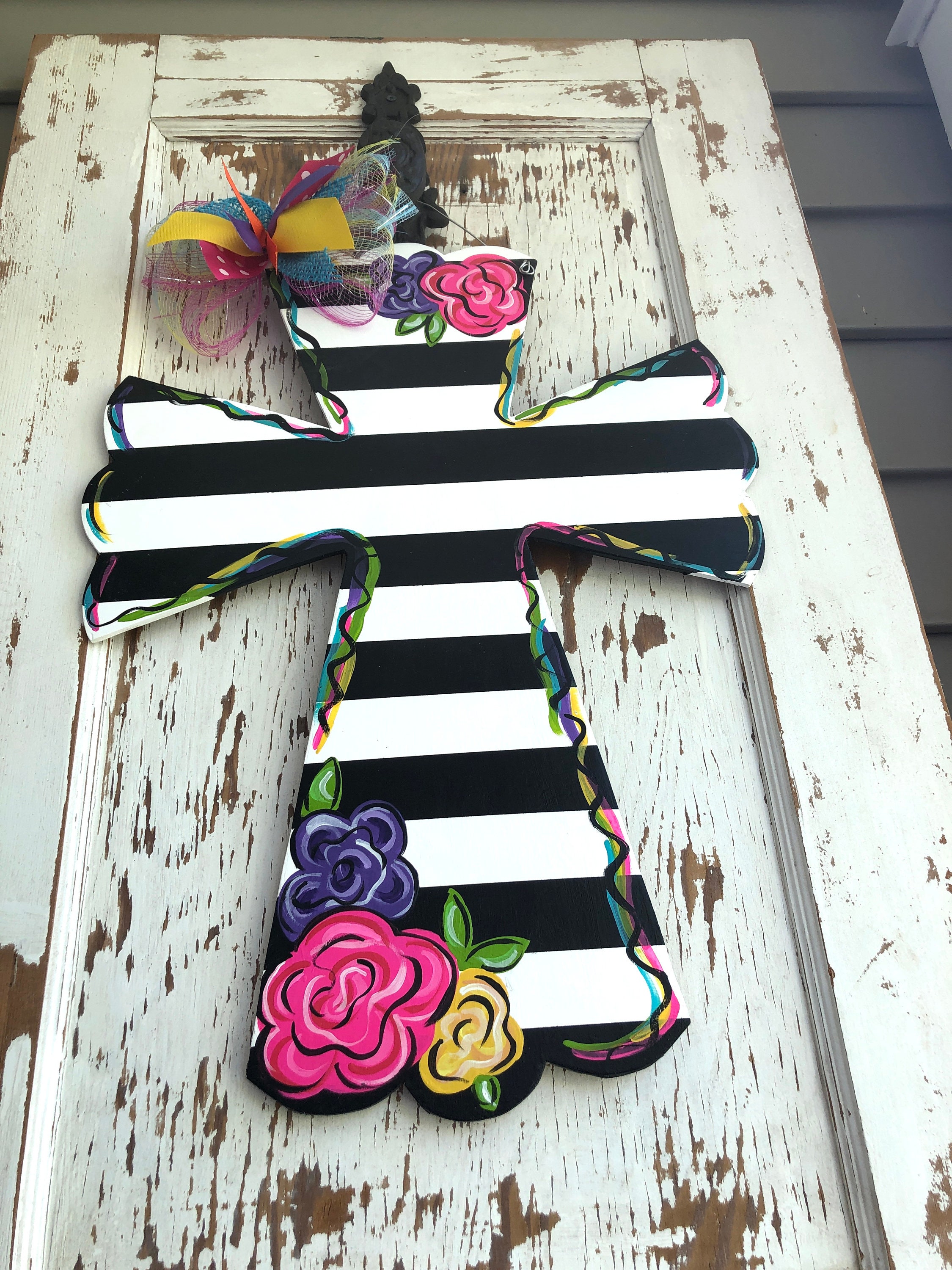 Cross Door Hanger, Cross Attachment - Etsy