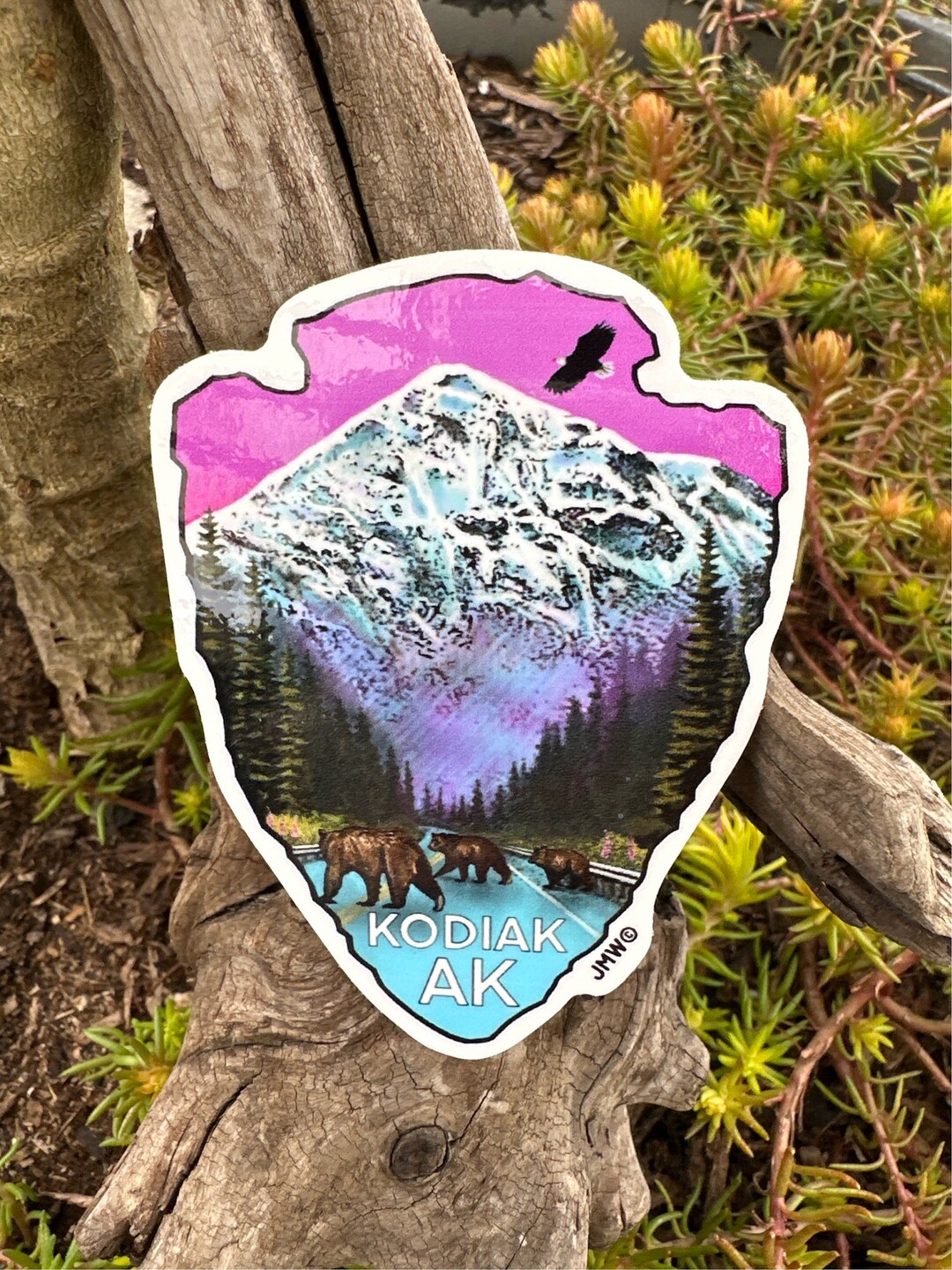 Barometer Mt, Kodiak Alaska; Kodiak Island; Sticker. - Etsy