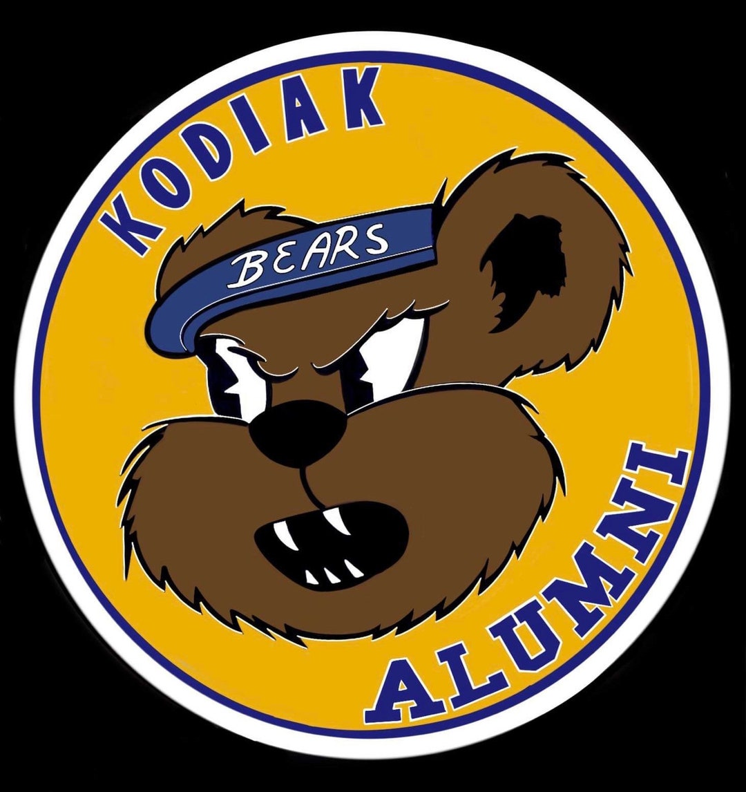 Kodiak High School Alumni, Classic Mascot, Sticker. - Etsy