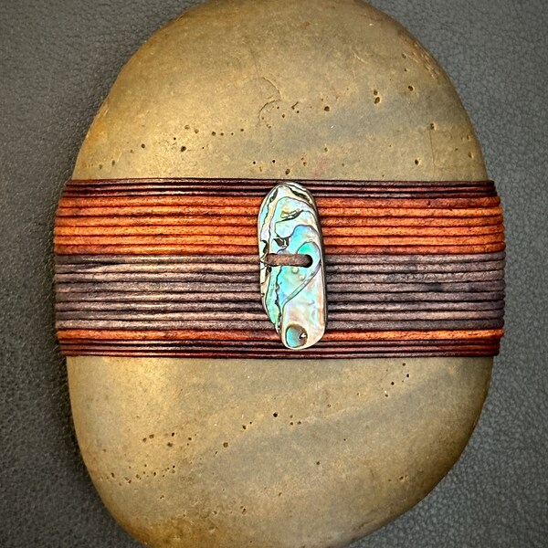 Leather Wrapped Rock - Etsy