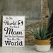 Mom World SVG - Etsy