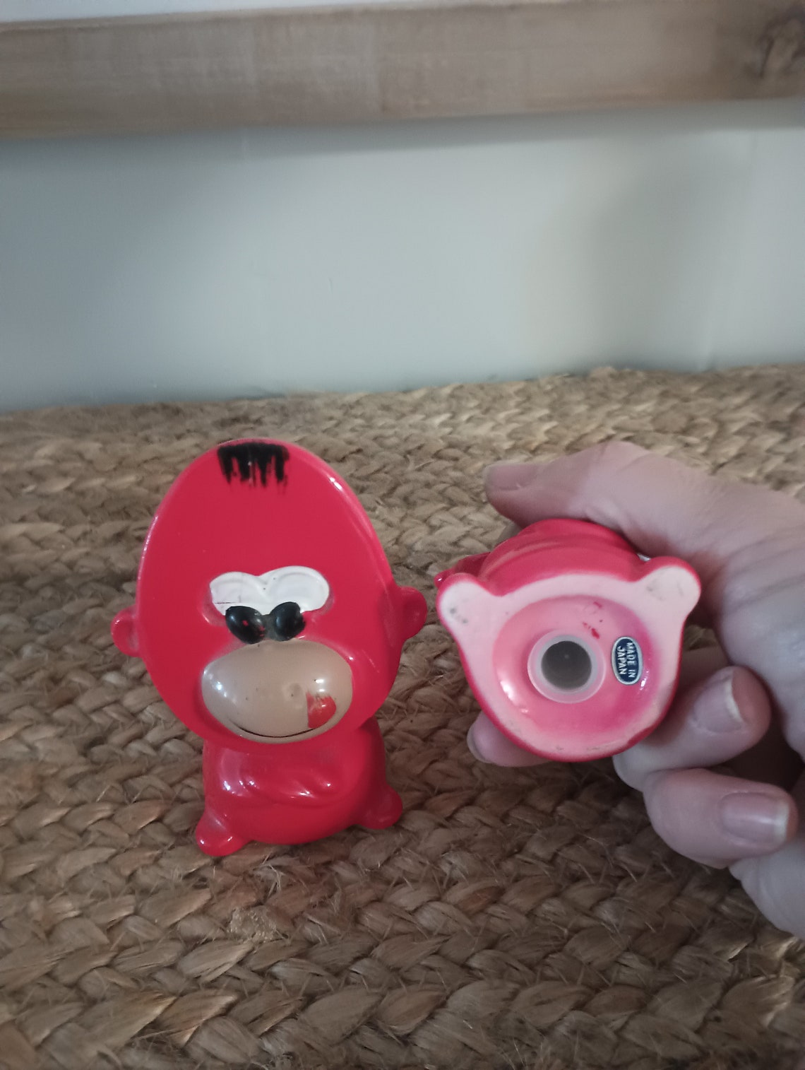 Vintage Humorous Red Monkey Salt and Pepper Shakers - Etsy