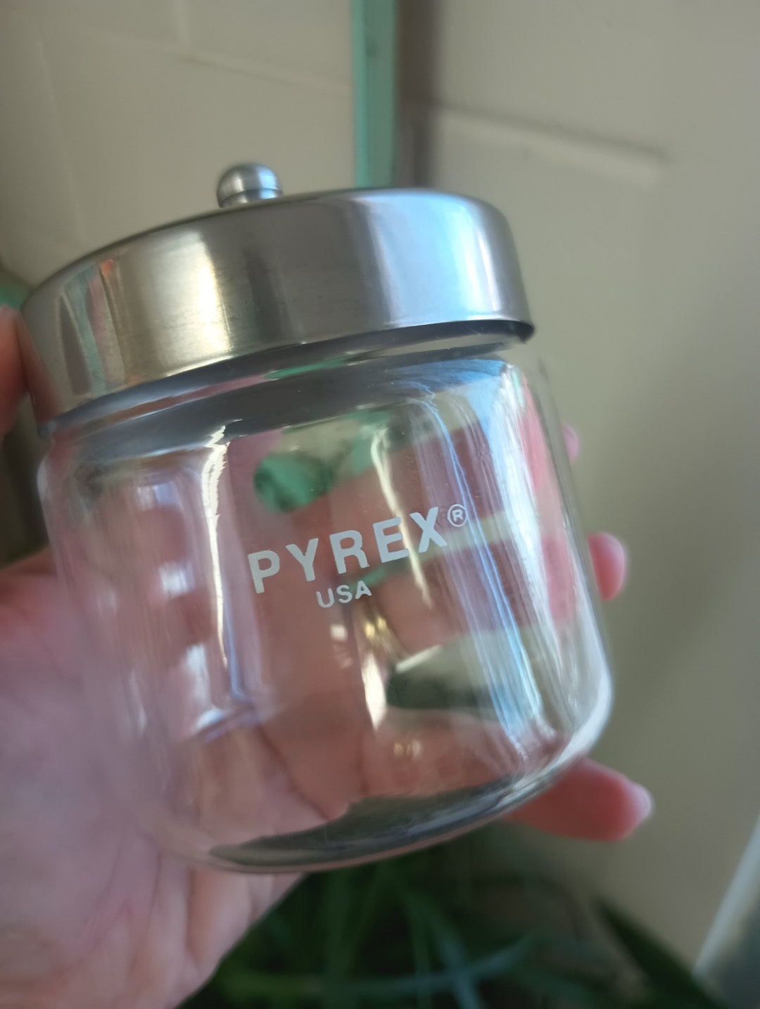 Vintage Apothecary PYREX Jar With Lid - Etsy