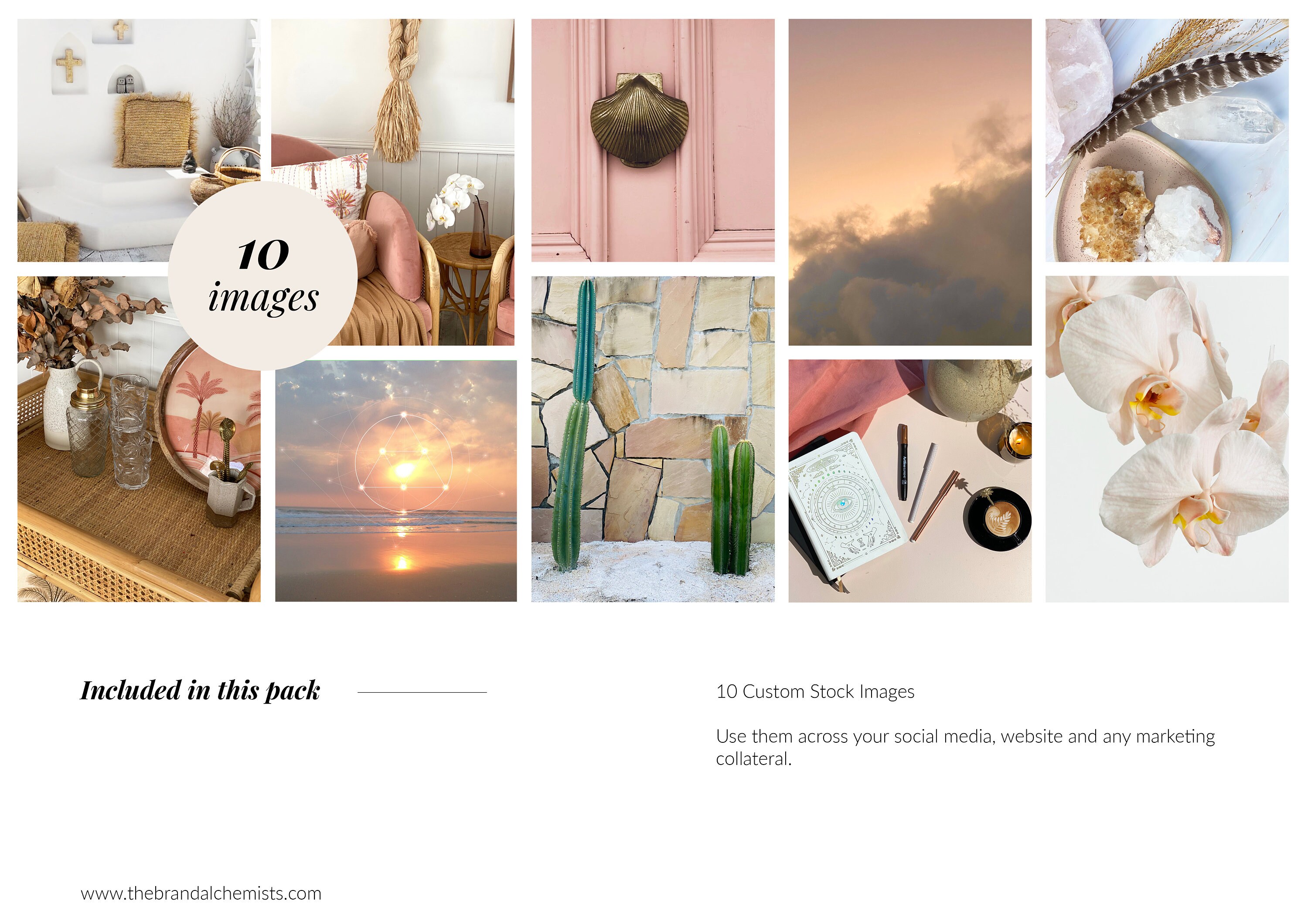 Boho Facebook Template Bundle Canva Templates Neutral Facebook Bundle ...
