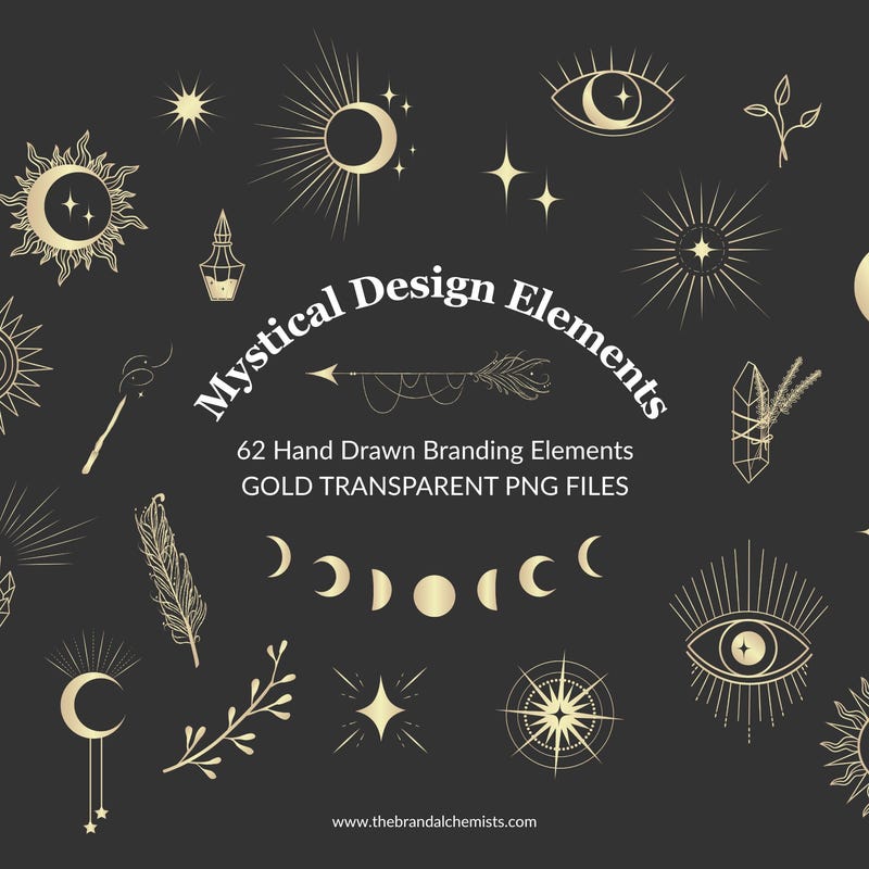 Mystical Logo Design - Etsy