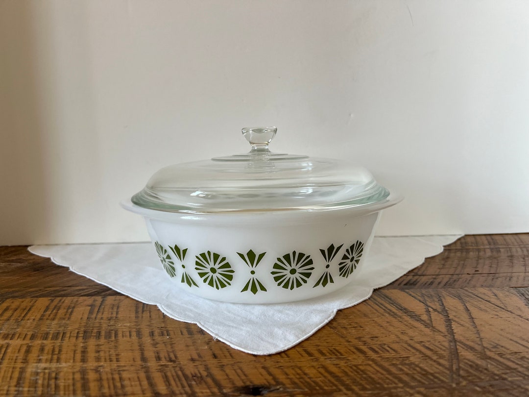 Vintage Style Pyrex Casserole Dish - Etsy
