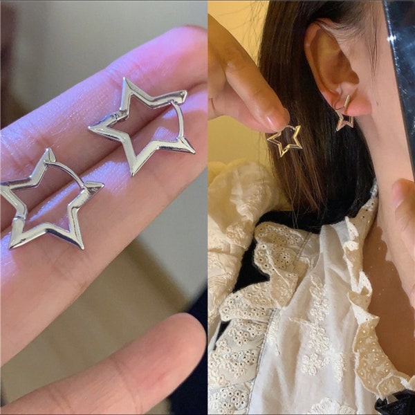 Star Earrings - Etsy