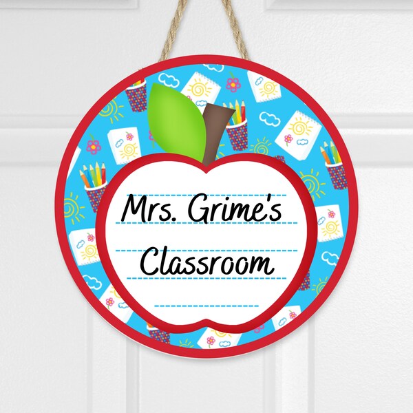 Teacher Door Wreath - Etsy