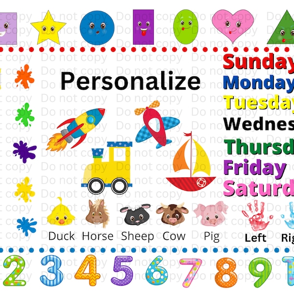 Kids Learning - Etsy