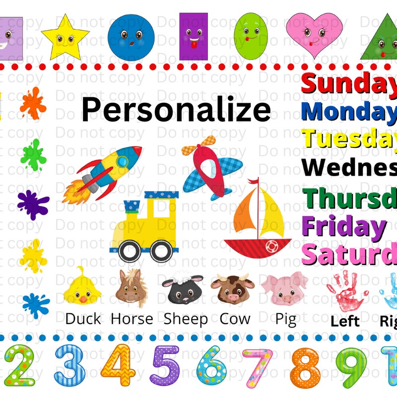 Kids Learning - Etsy