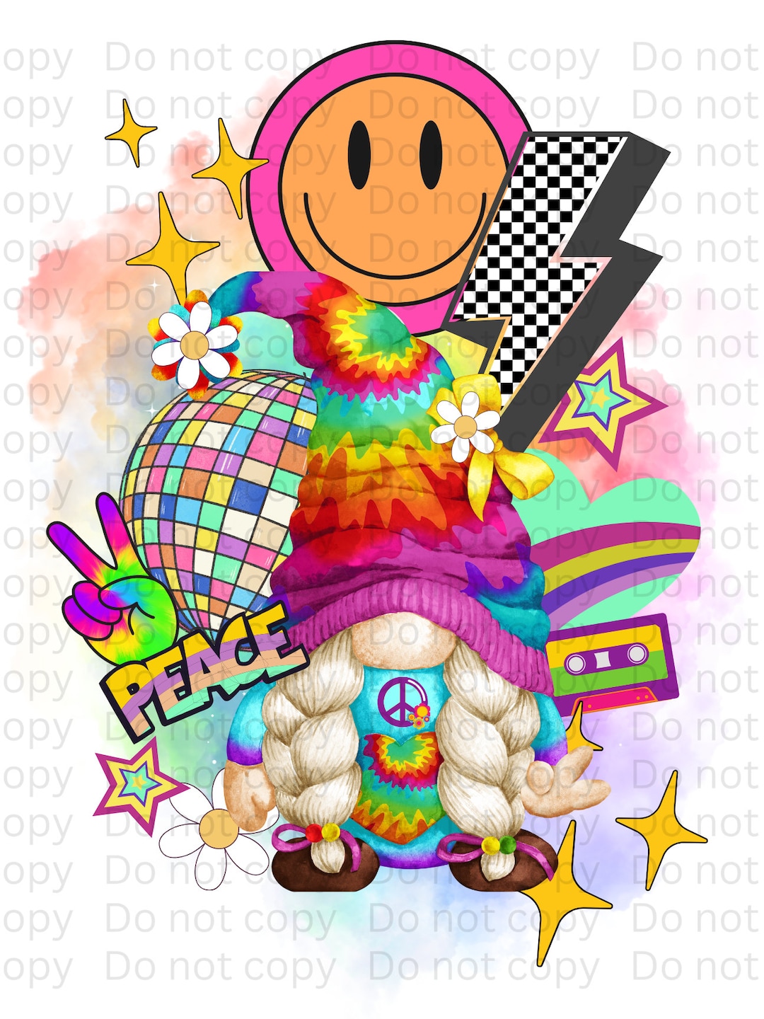 Digital Design, PNG, Digital, Printable, Personalize, Retro, Boho ...